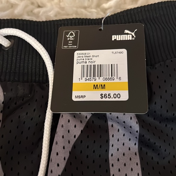 Puma | Shorts | Puma Jaws Mesh Short In Puma Black Mens Size Medium ...